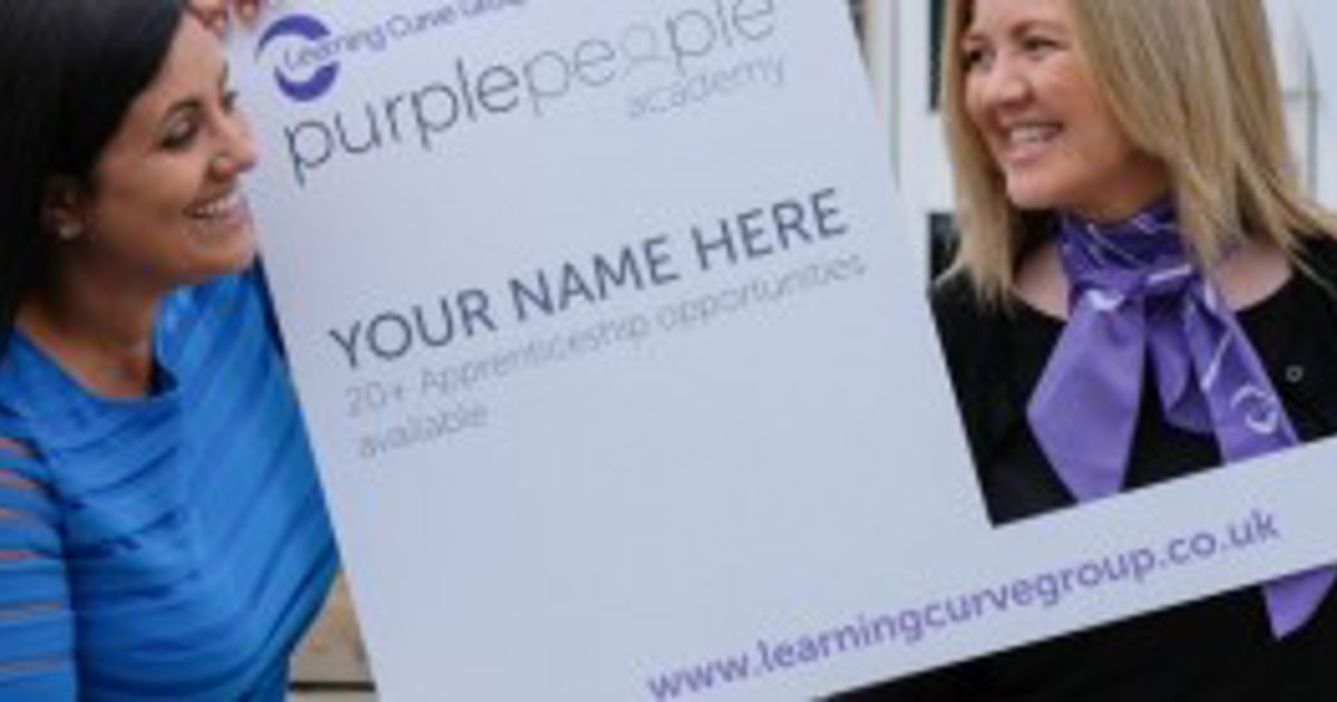 Purple People Academy To Create 25 New Apprenticeships At Learning Curve Group